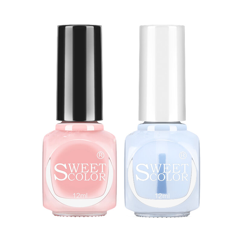 Лаки для ногтей и гель-лаки женские SweetColor 5742352, SH338 Nude Pink + HG02 Bright Oil