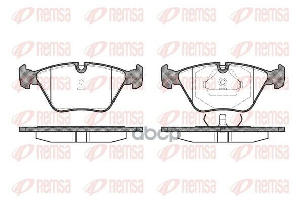 270 00 571355B=FDB779 ! колодки дисковые п BMW E34 1.8-2.5TDs 89-95/E32 3.0-5.0 86-94 Remsa арт. 027000