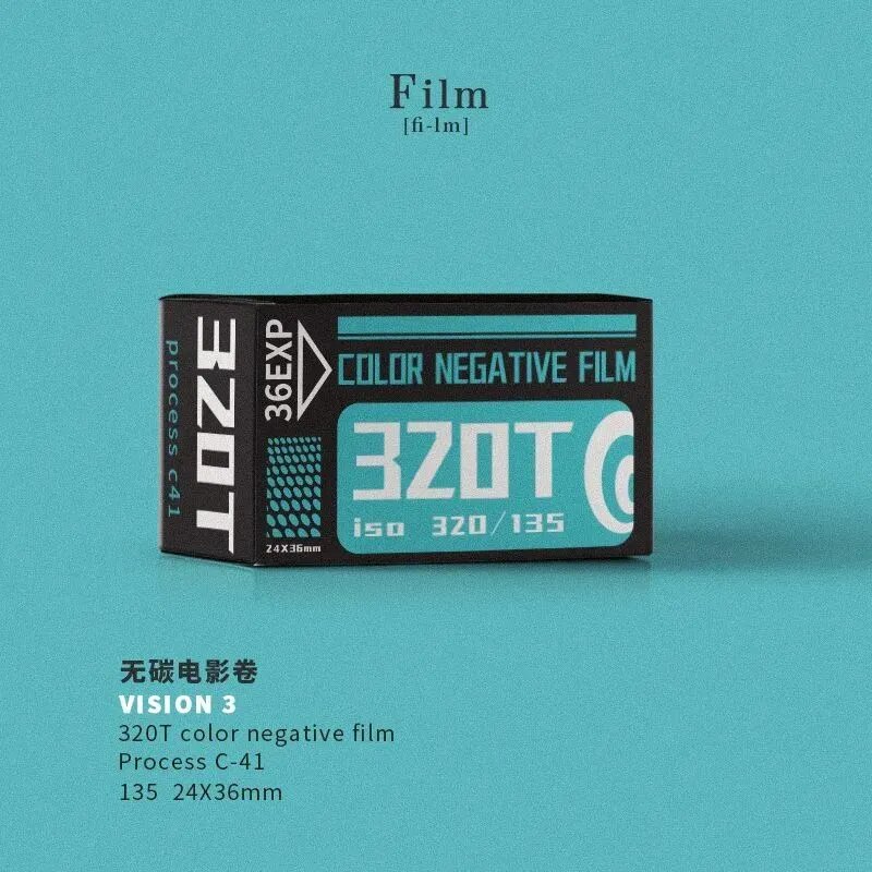 Фотопленка Vision3 (320 Tungsten, 36 кадров, 1 штука, процесс С41)