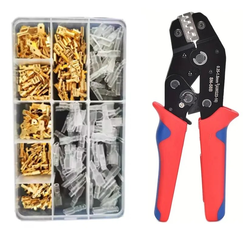 Обжимные щипцы N-58B 2.8/4.8/6.3 мм SN-58B 270pcs