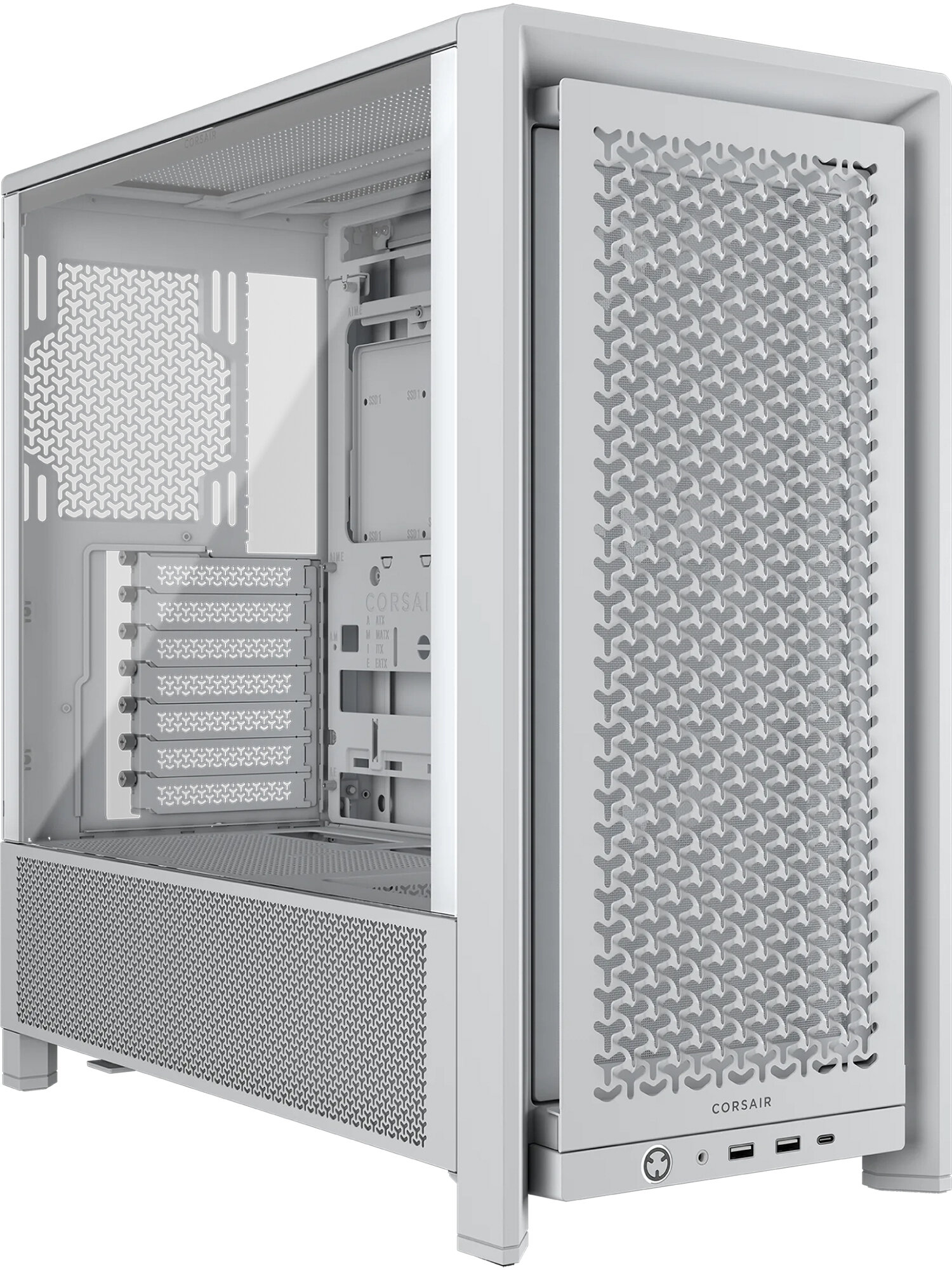 Корпус для ПК без БП CORSAIR Frame 4000D RS White (CC-9011313-WW)