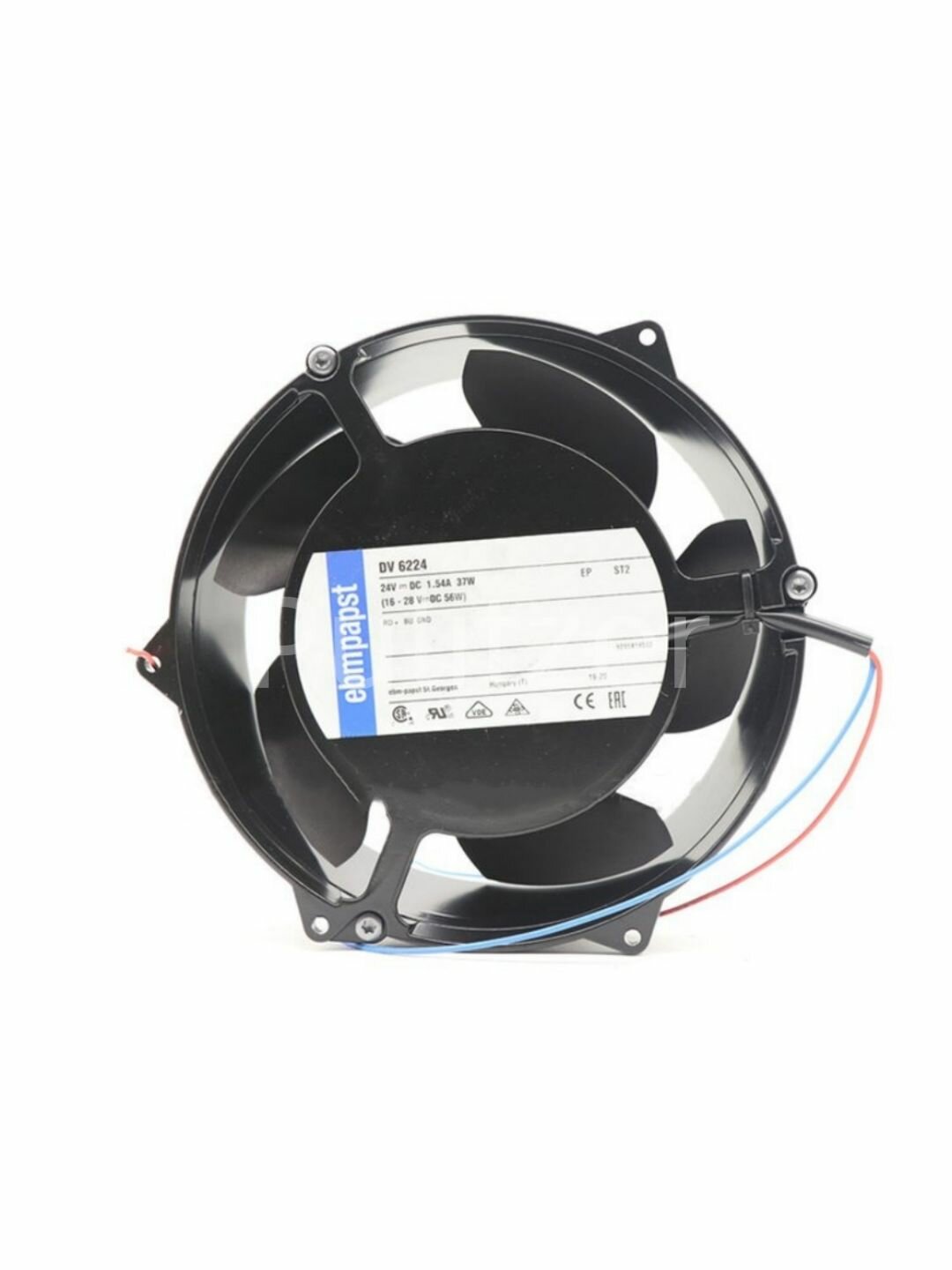 Вентилятор Ebmpapst DV6224 172*51 мм корпус инверторного шкафа осевой вентилятор для охлаждения 24 В 1.71A 41 Вт 4300 об/мин 530 м3/ч