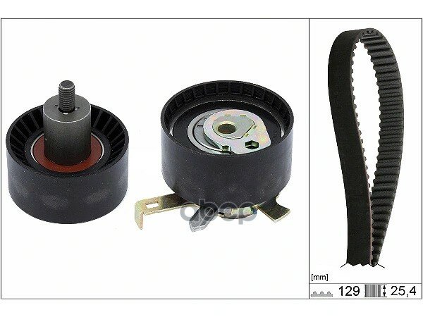 Комплект ГРМ Ford 1.6-2.0 16V Z=129 99> Ina арт. 530006610