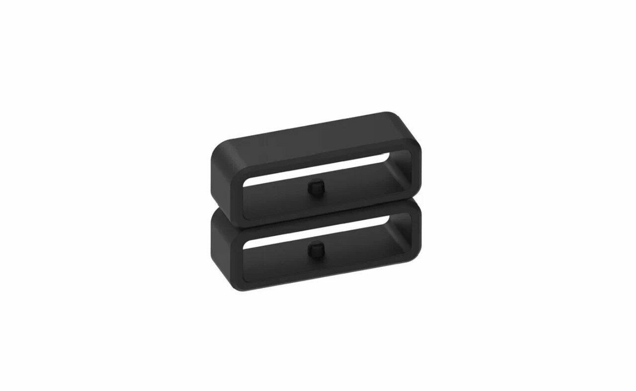 Cиликоновая пряжка-кольцо-держатель MyPads для ремешка Garmin Fenix 3 (куда заправляется-застегивается ремешок) черный