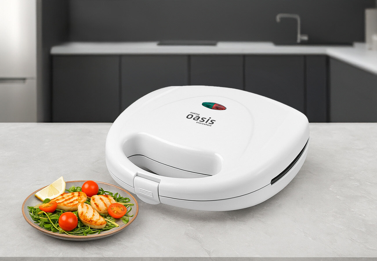 Электрогриль Making Oasis Everywhere PK-GW, 750 Вт, закрытый, двухсторонний