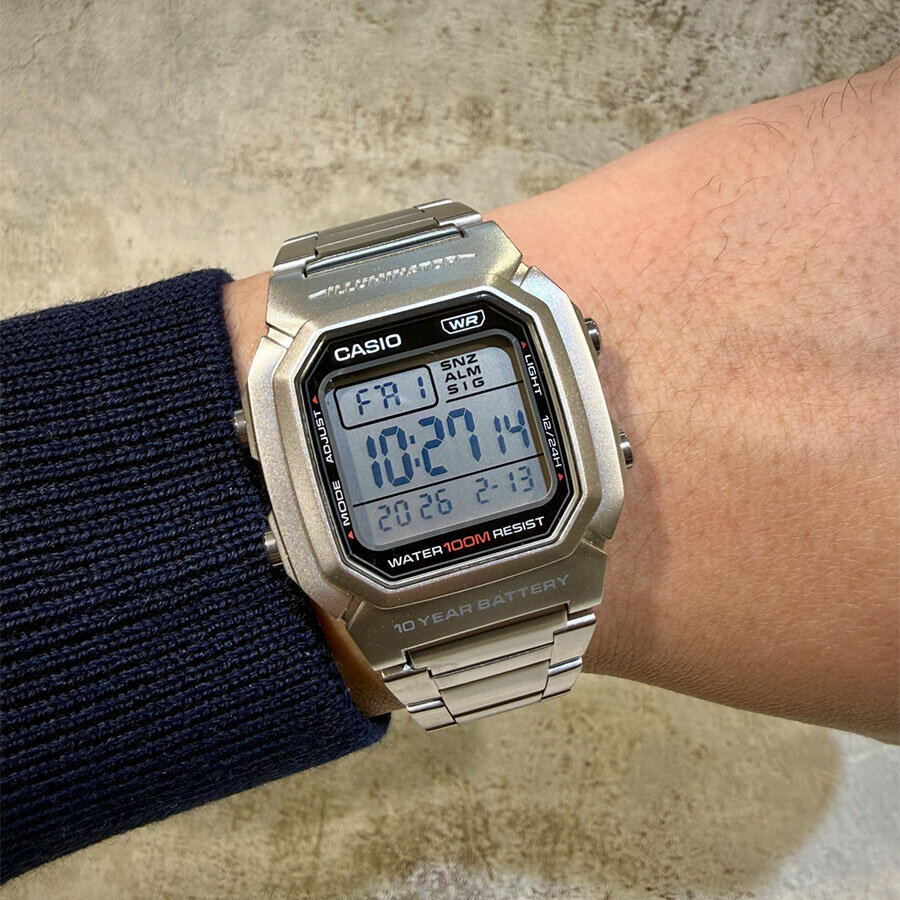 Наручные часы CASIO, серебряный — фото 1