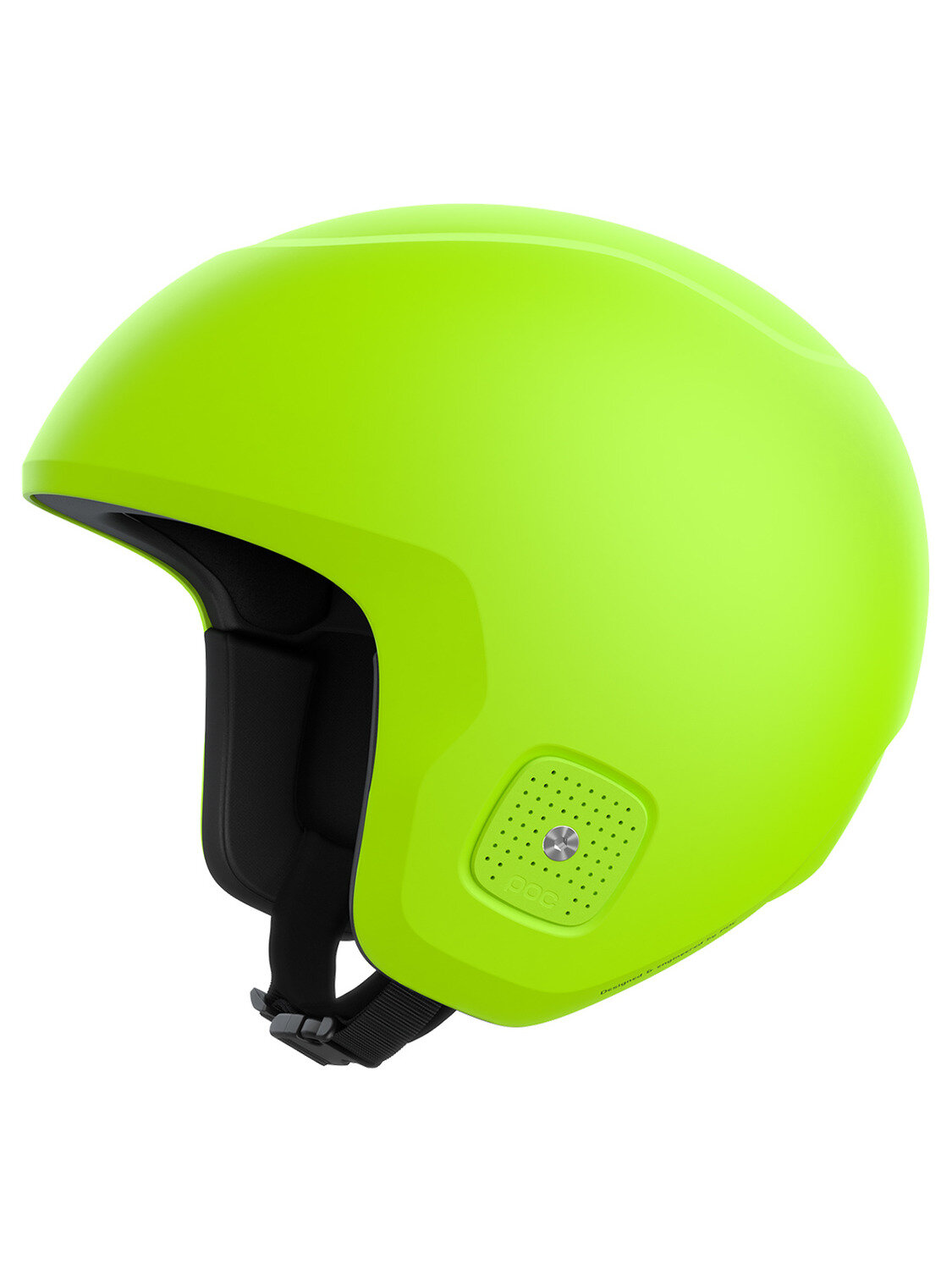 Горнолыжный шлем Poc Skull Dura Jr Fluorescent Yellow/Green Matt 24/25 зеленый, для детей , Желтый