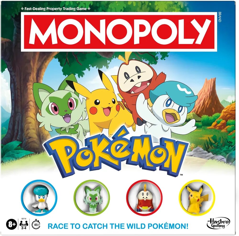 Monopoly Pokemon Edition настольная игра G0716