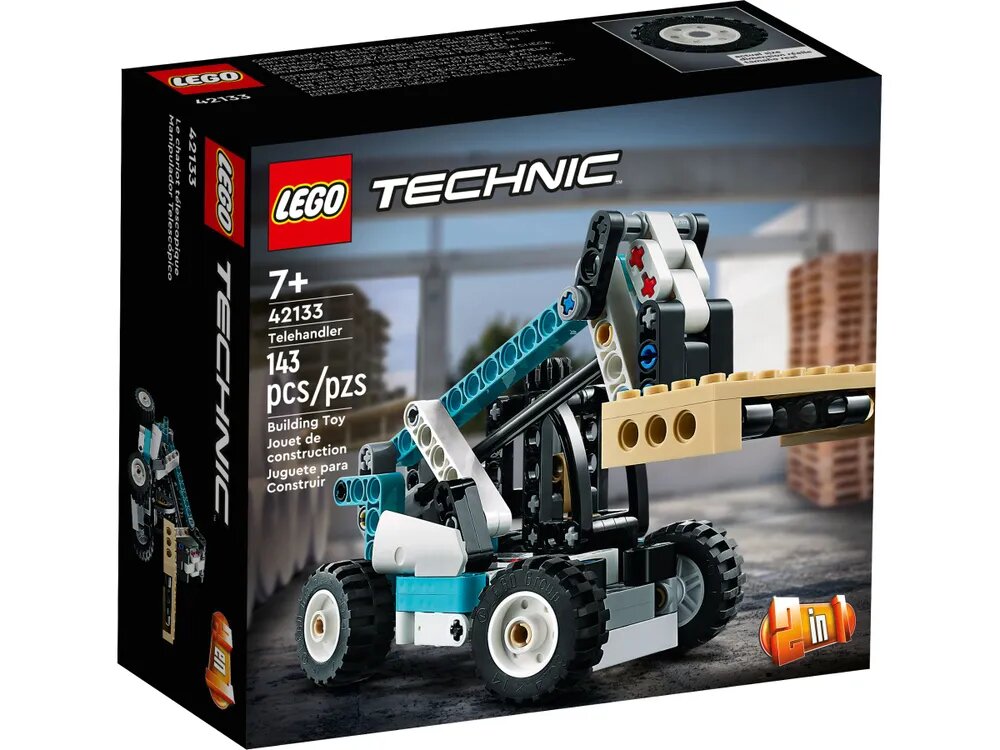 Лего Technic серия, LEGO 42133 Телескопический погрузчик, lego конструктор для мальчика, лего для девочек