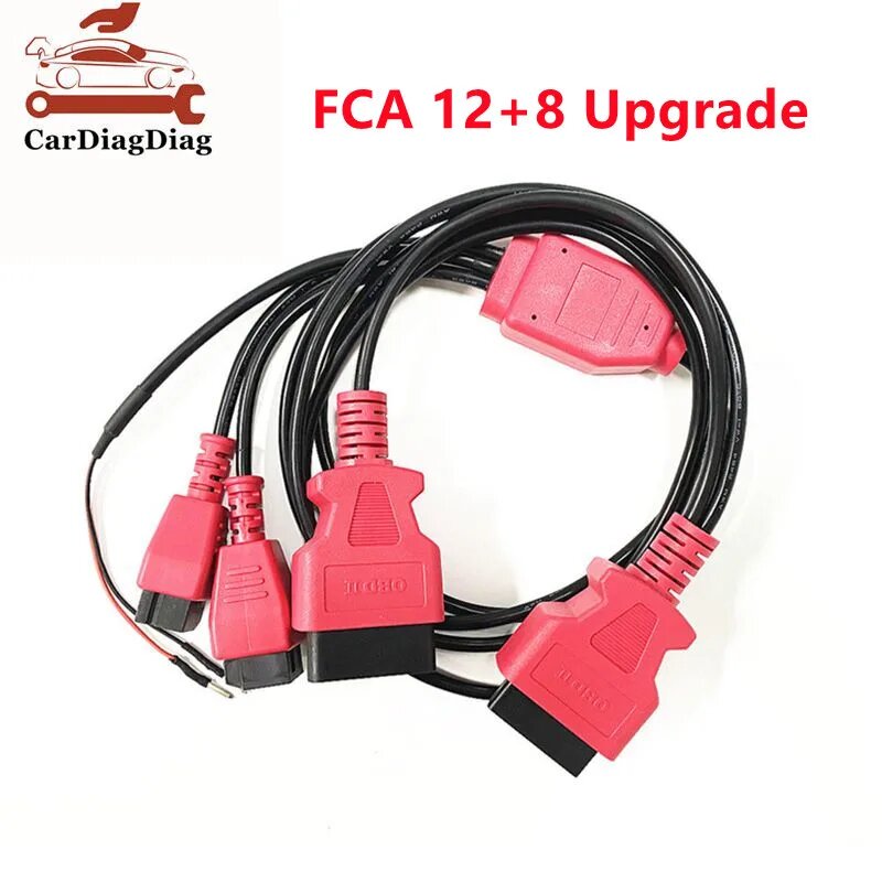 OBD2 Диагностический кабель для Chrysler FCA 12 + 8, Кабель-адаптер для Chrysler 12 Pin, адаптер для 8 Pin, обновленная многоинтерфейсная версия