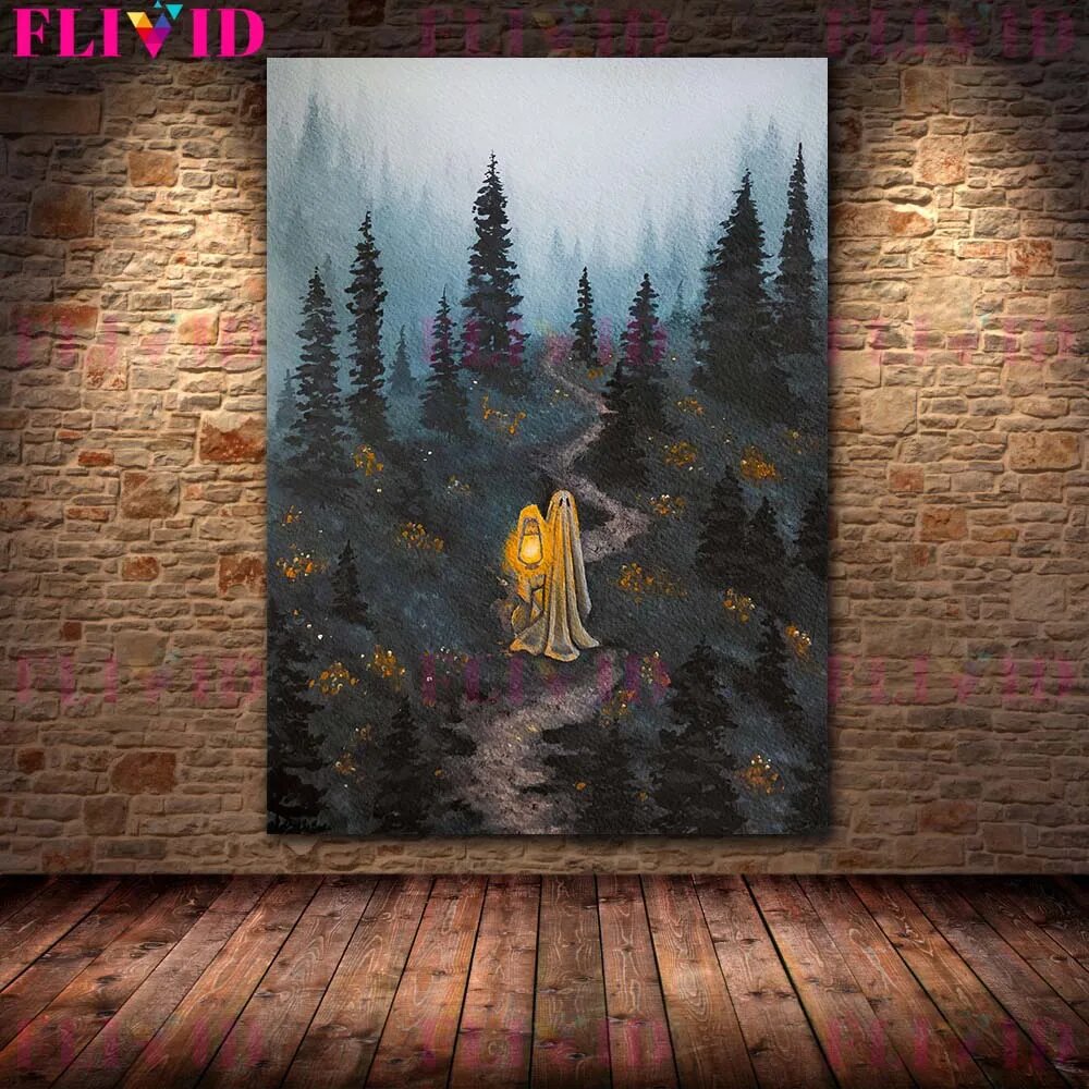 Плакат на стену "Midnight Conjuration" 21x30см, цвет M