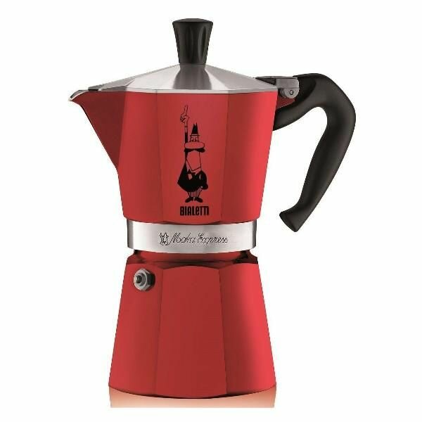 Кофеварка гейзерная Bialetti Rossa 4942 красная