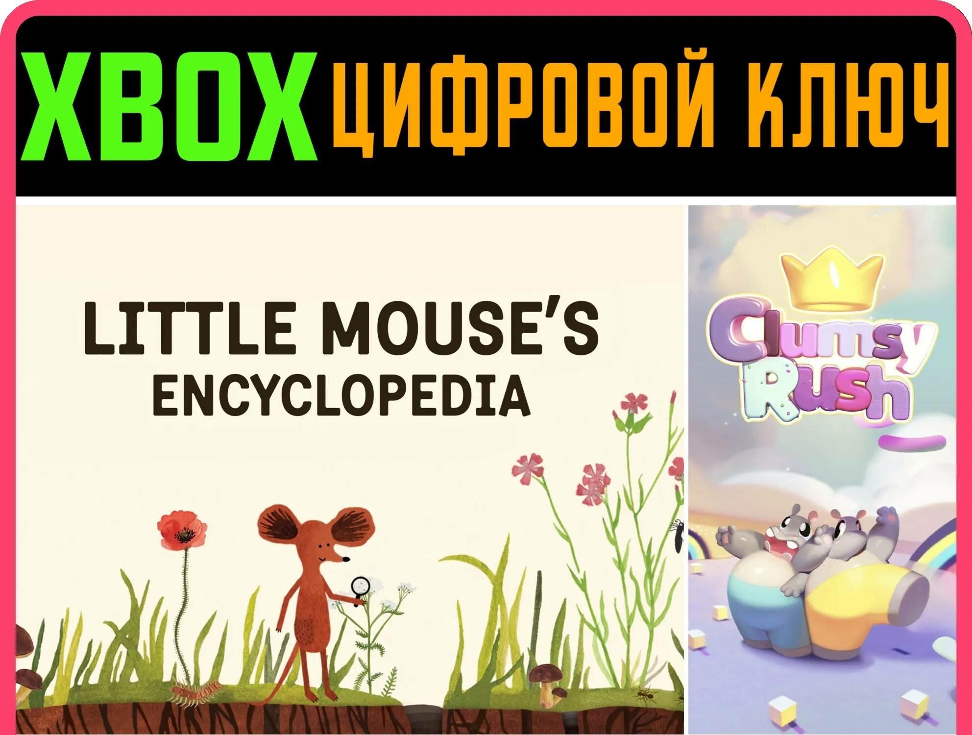 LITTLE MOUSE'S ENCYCLOPEDIA + CLUMSY RUSH XBOX ключ | Работает на ваш акк | Игра навсегда | Быстрая доставка