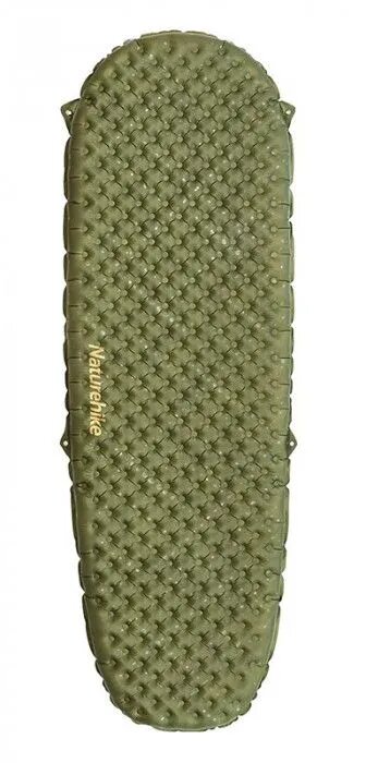 Коврик надувной NATUREHIKE TuYe 3.5, муммия, зеленый