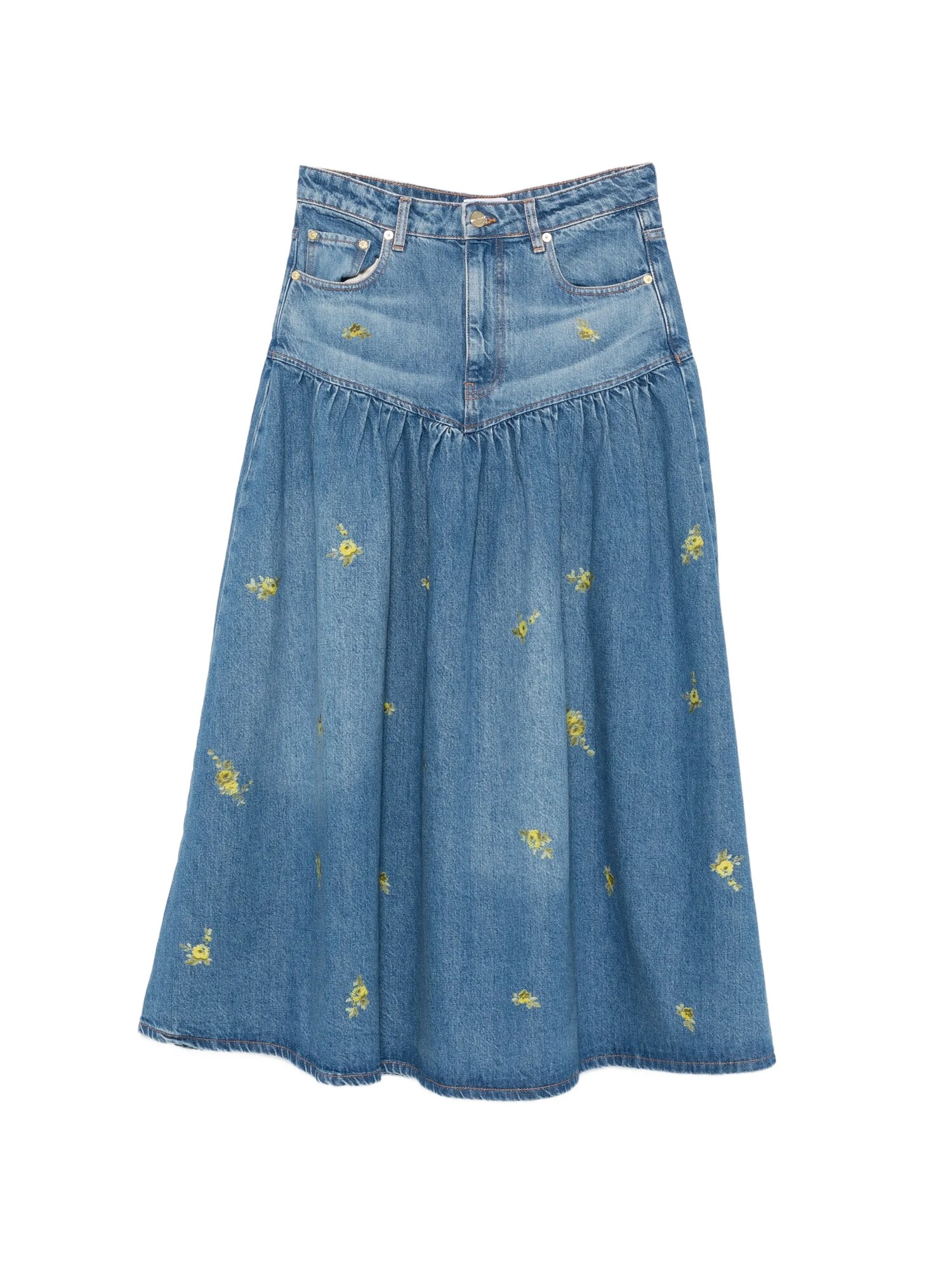 Юбка Floral-print maxi skirt