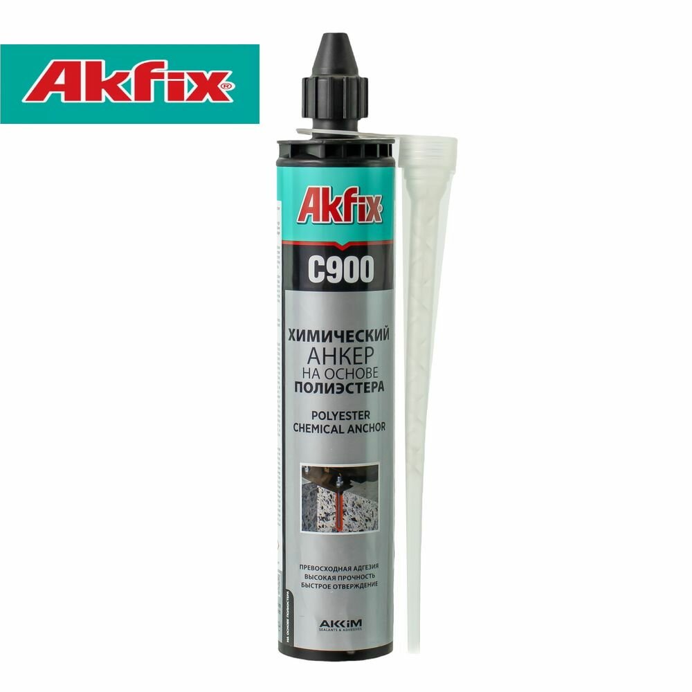 Химический анкер Akfix на полиэстерной основе C900, 300 мл