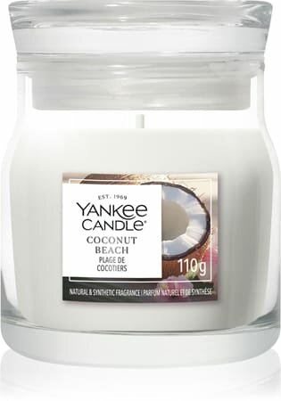 Свеча Yankee Candle Coconut Beach Signature, белый, 110 г