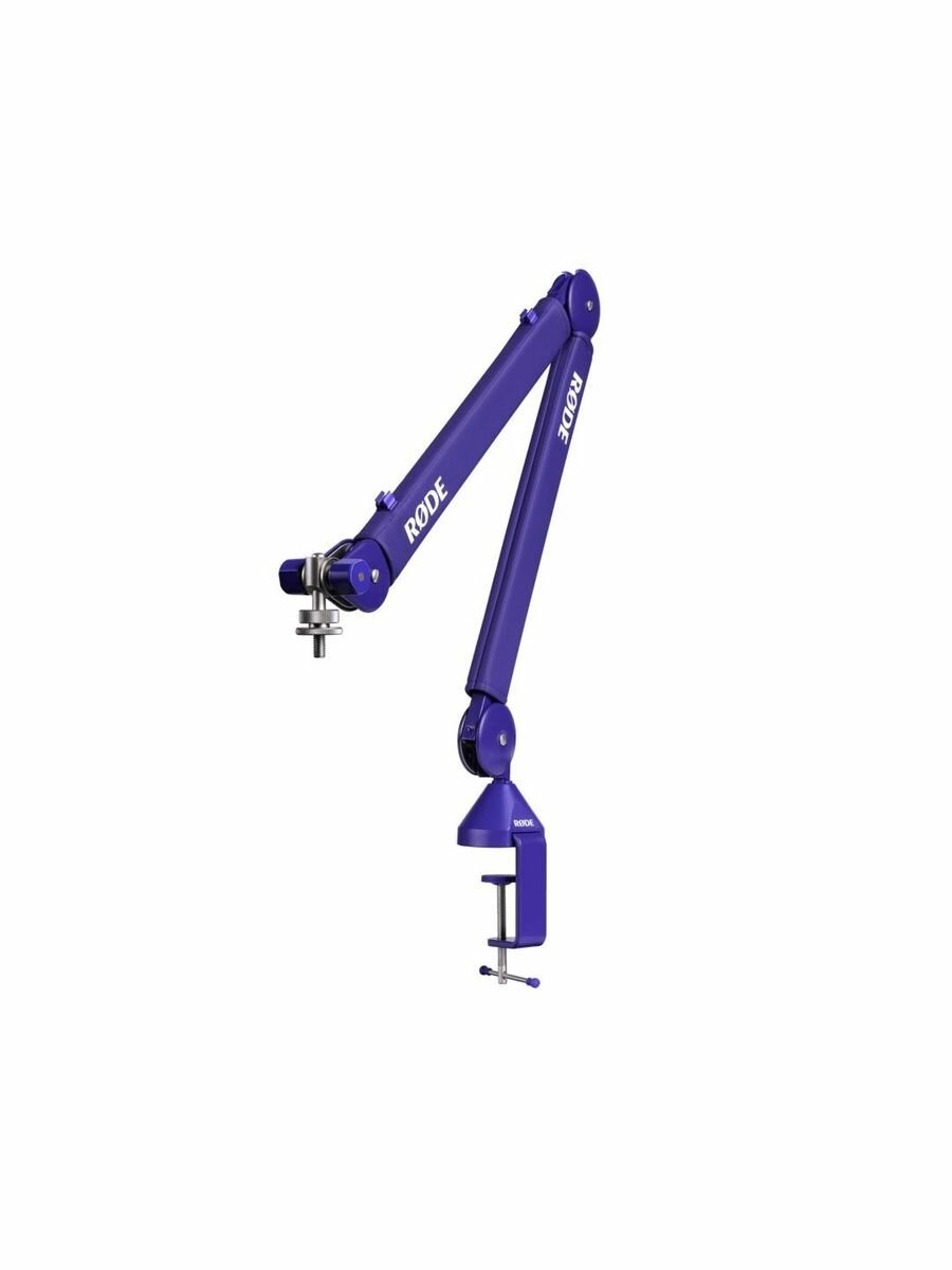 Пантограф стойка для микрофона RODE PSA1+PURPLE, премиум-класса фиолетового цвета, параллелограммные пружины, органайзеры для кабелей.