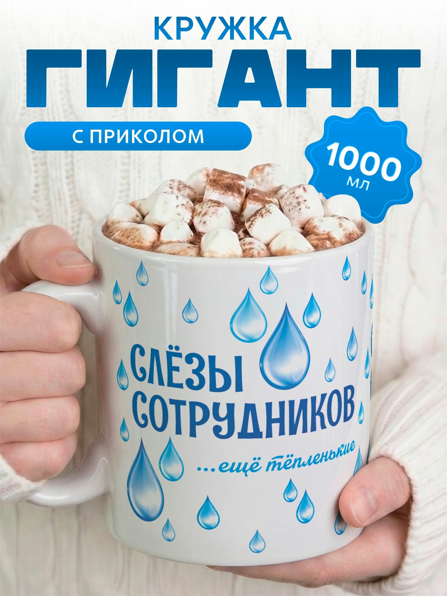 Большая кружка 1 литр с приколом директору