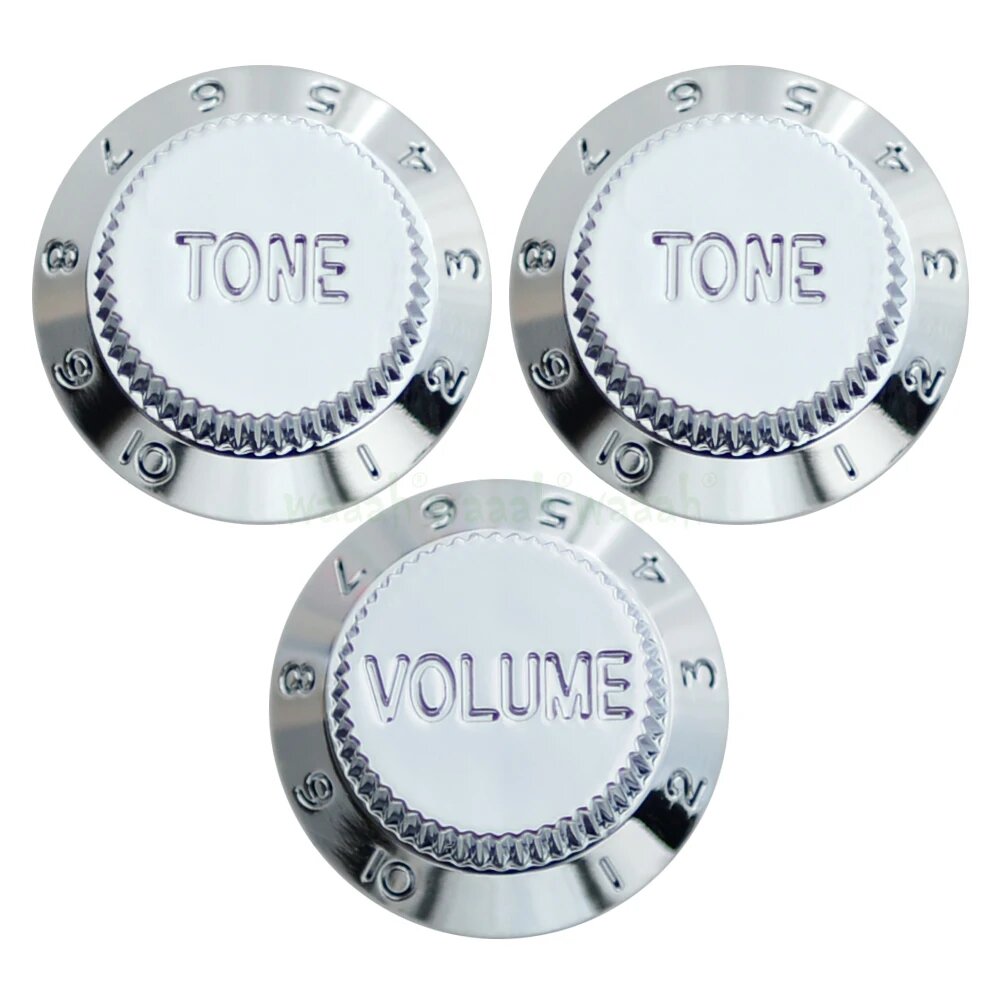 Waaah Guitar Control Knobs XN0025 Silver