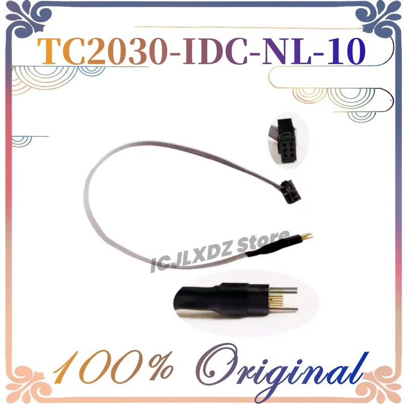 1 шт./лот, оригинальный новый TC2030-IDC-NL-10 TC2030 IDC NL 10, 6-контактный разъем для гвоздей ™ Пружинный штыревой кабель в наличии