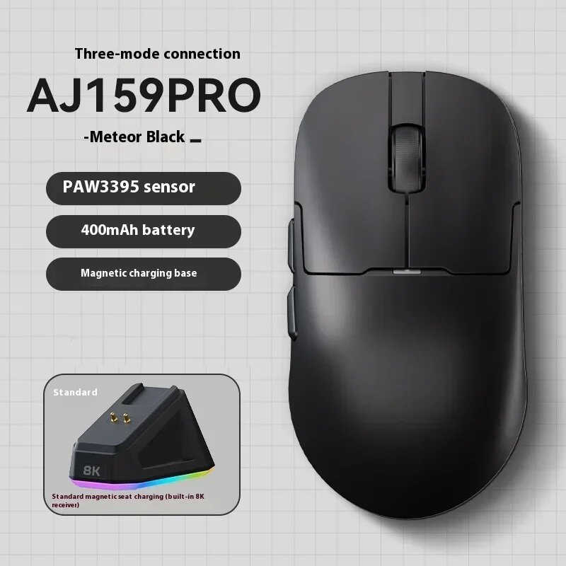 Беспроводная игровая мышь AJAZZ AJ159 APEX AJ159PRO Black