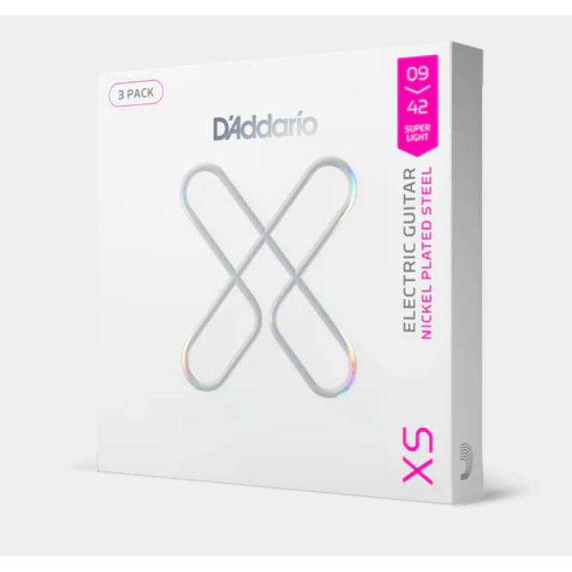 2 комплекта струн для 6-струнной электрогитары 9-42 DAddario XSE0942-2P