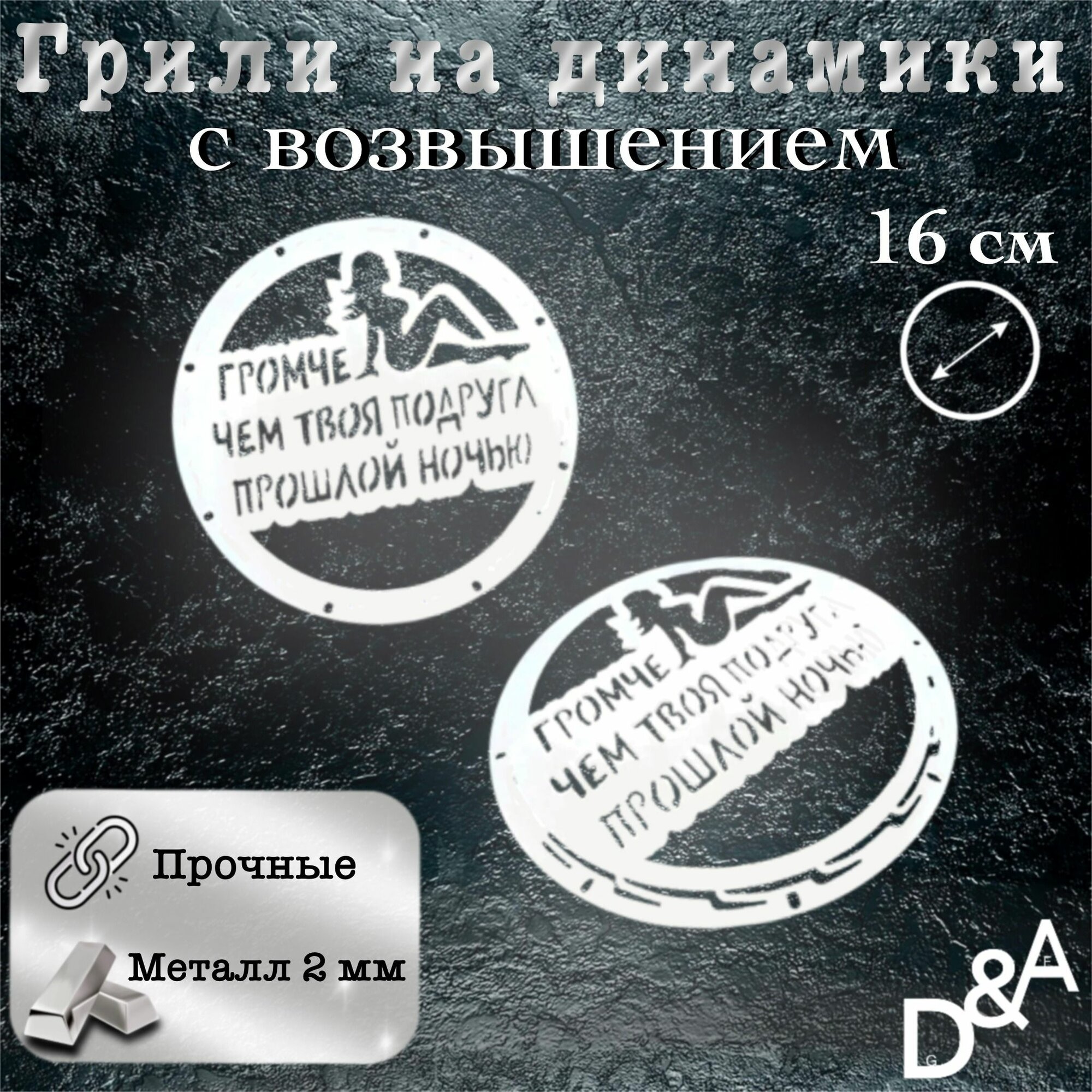 Грили для динамиков "Громче твоей Св2" 16 см