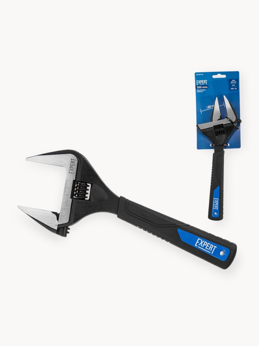 Ключ разводной сантехнический 300 мм STARTUL Expert хромованадиевая сталь (SE4220-30)