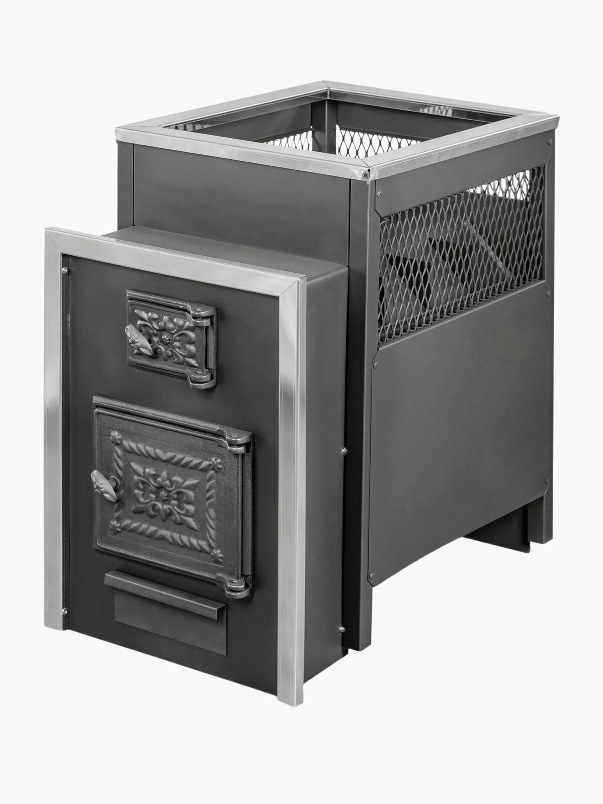 Печь банная "Радуга" ПБ-21Б, толщина топки 8мм, объем парилки до 25 м³