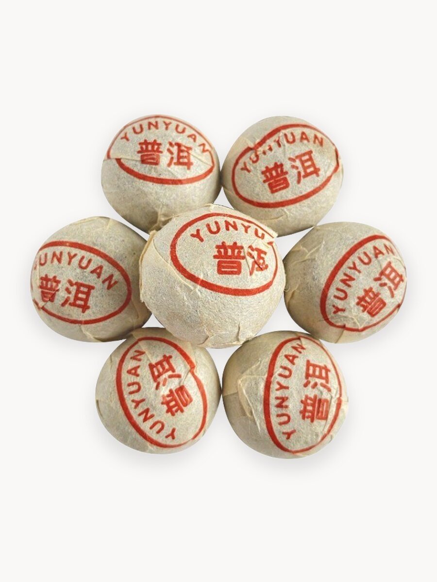 Китайский чай ШУ пуэр Мини Точа, порционный по 5 гр, Юньнань, 2012 год, 100 грамм