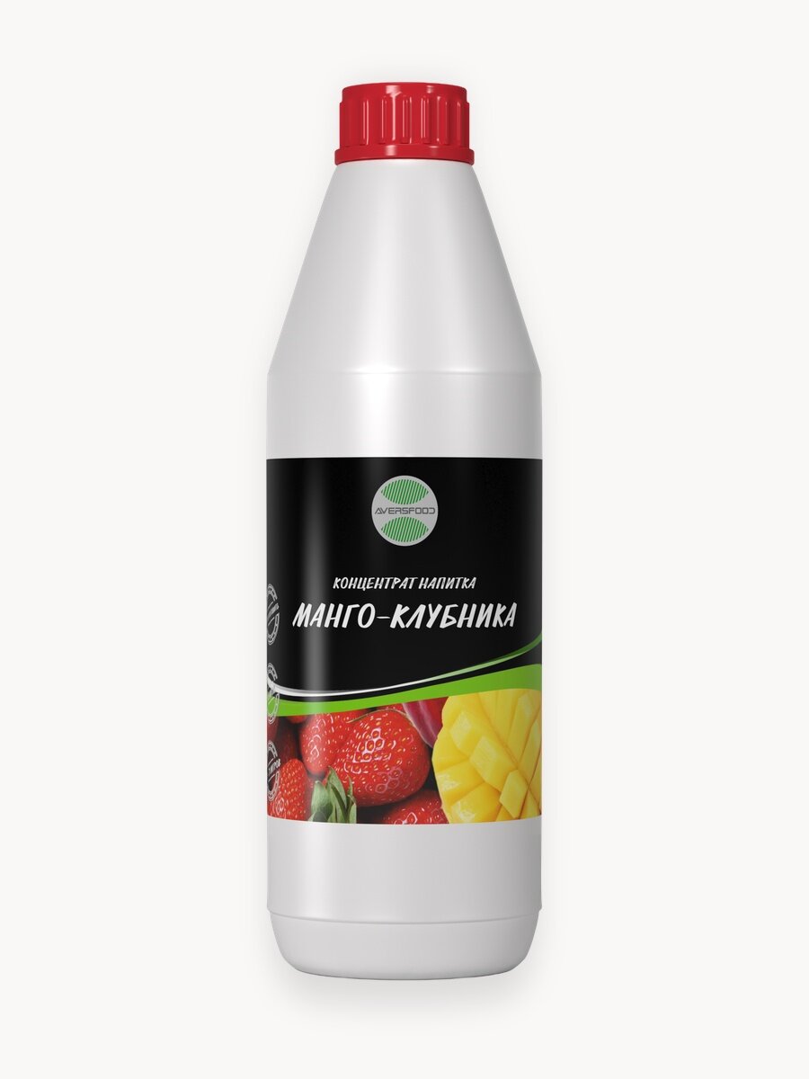 Концентрат напитка манго-клубника 1кг аверсфуд