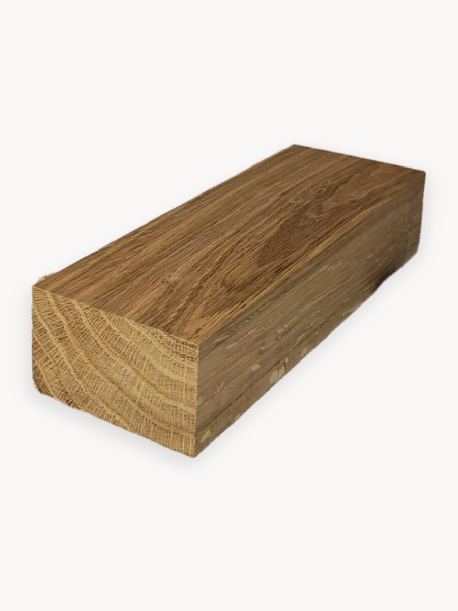 Деревянный брусок для творчества, поделок и хобби, Заготовка для рукояти ножа, массив дуба