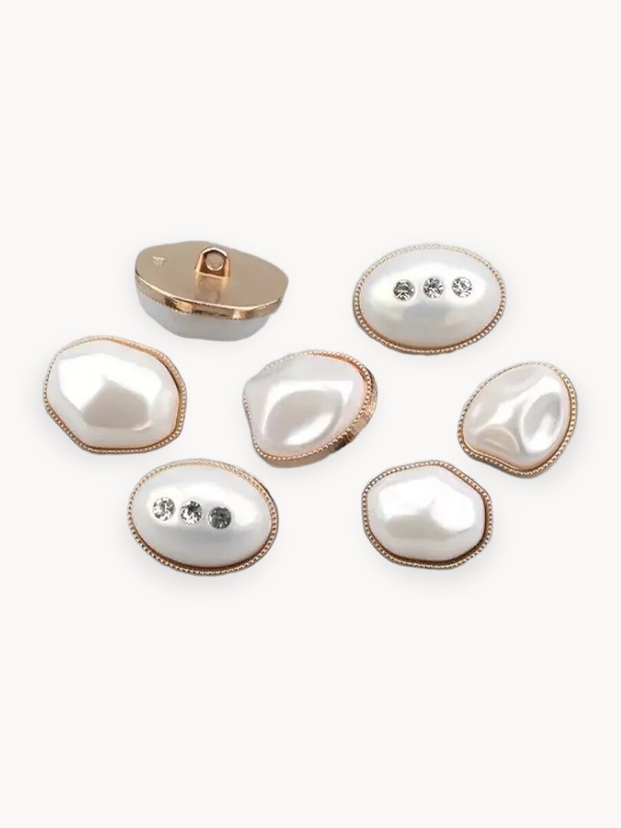 Набор пуговиц декоративных перламутровых