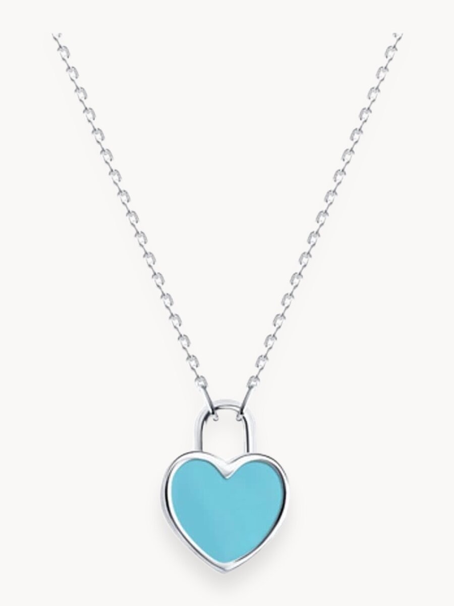 Колье Diamant online, серебро, 925 проба, родирование, эмаль