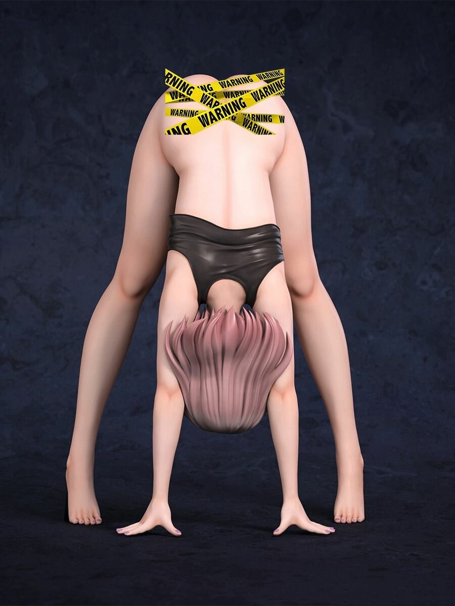 Хентай Фигурка Аниме фигурка девочка в стойке на руках, 18+, для взрослых коллекционная модель, без коробки