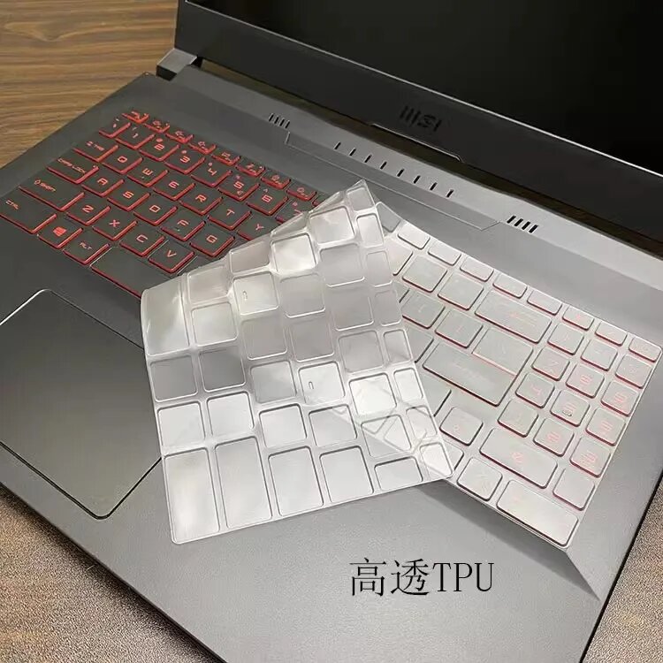 Силиконовый чехол из ТПУ для клавиатуры ноутбука, защита кожи для MSI Vector 16 HX A13V A13VHG A14V Vector 17 HX Cyborg 15 A13V A14V