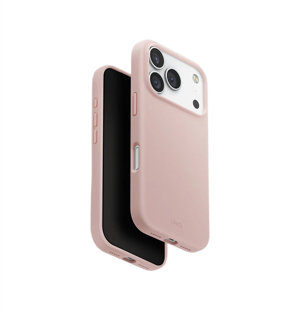 Защитный чехол UNIQ LINO (MagSafe) для iPhone 17 Pro Blush Pink
