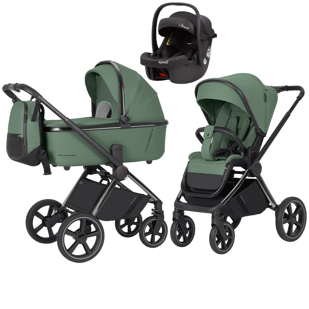 Коляска CARRELLO Ultimo, 3 в 1, автокресло, люлька, прогулочный блок