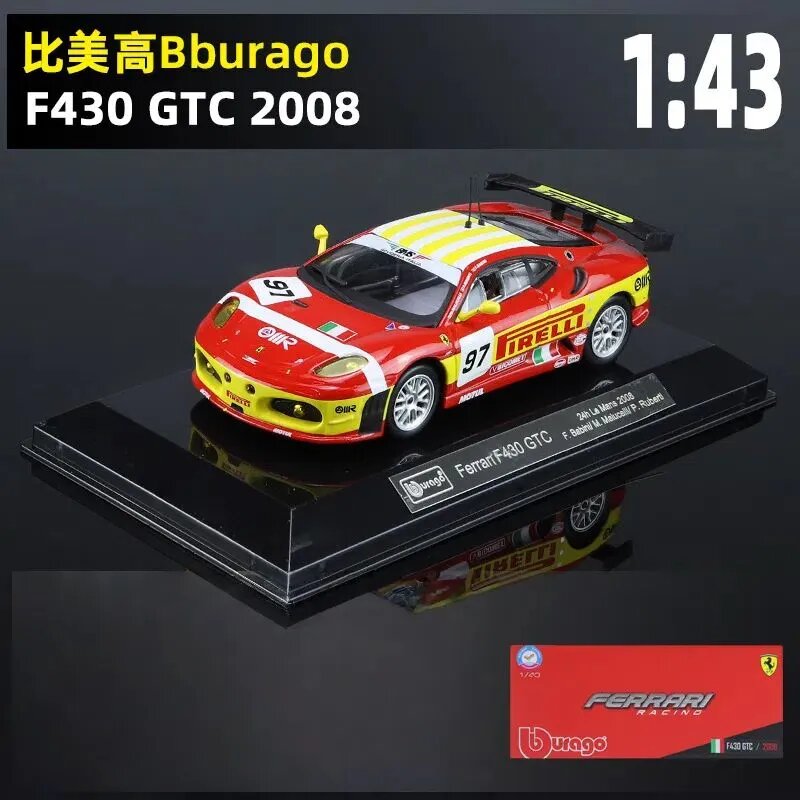 Машинка BBURAGO 1:43 Ferrari Издание в твердом переплете Модель автомобиля из легкого сплава