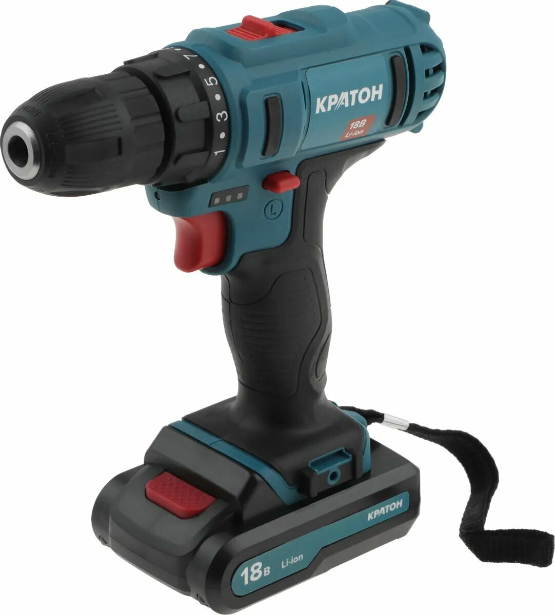 Дрель-шуруповерт Кратон CD-18-Li-2,0 аккум. патрон: быстрозажимной (3 11 01 057)