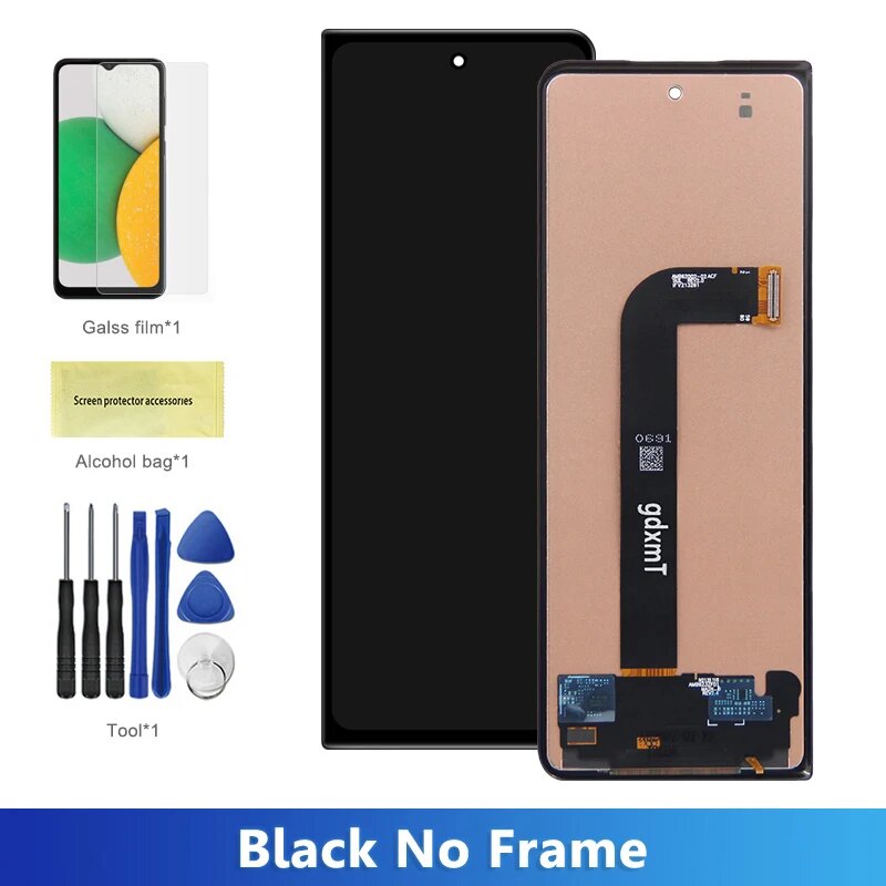 Для Samsung Z Fold 3 F926 F9260 ЖК-дисплей с цифровым преобразователем сенсорного экрана в сборе для Samsung Z Fold3 Замена экрана