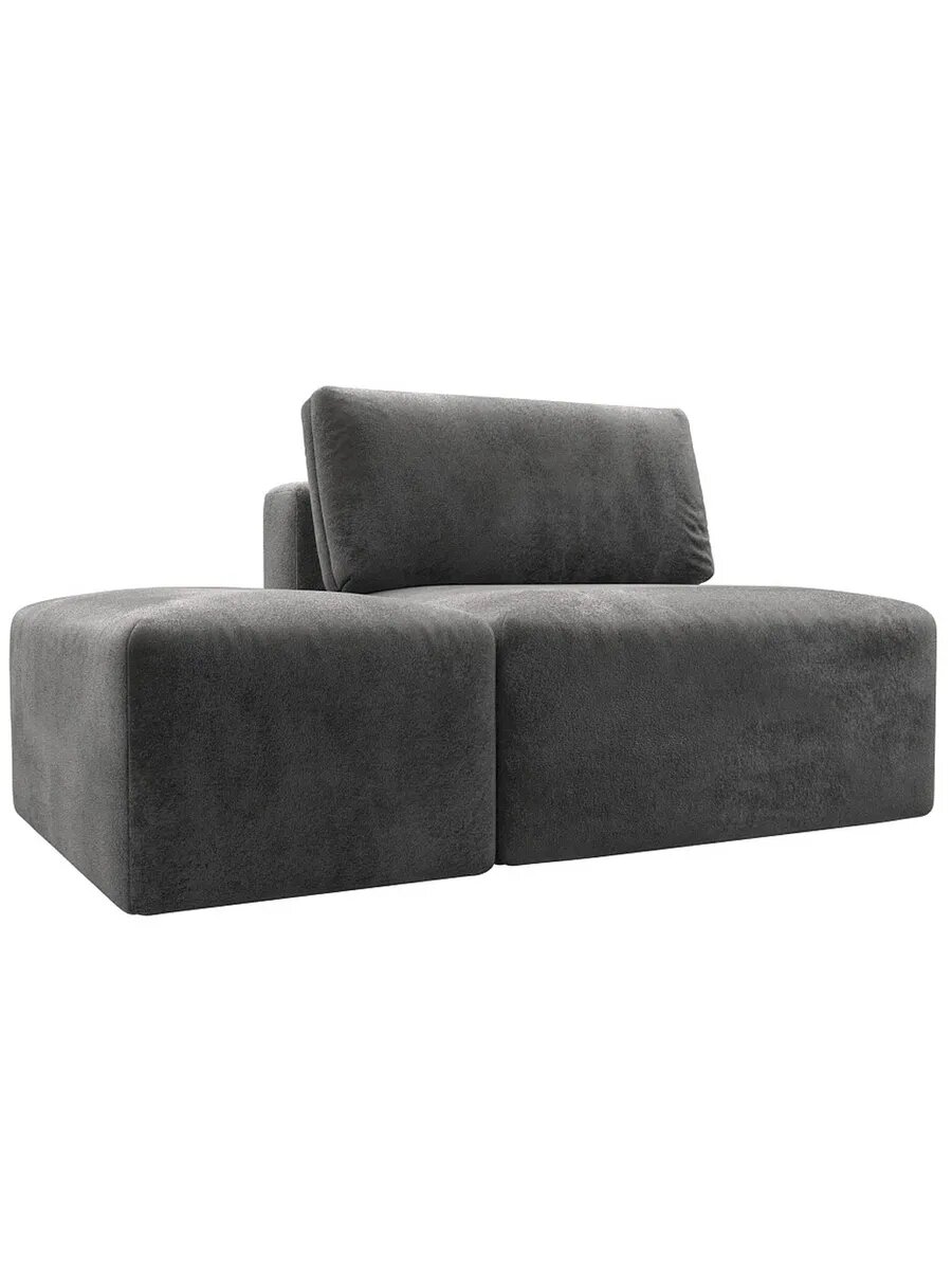 Модули диван и пуф из модульного набора Лего, с ящиком для белья, велюр