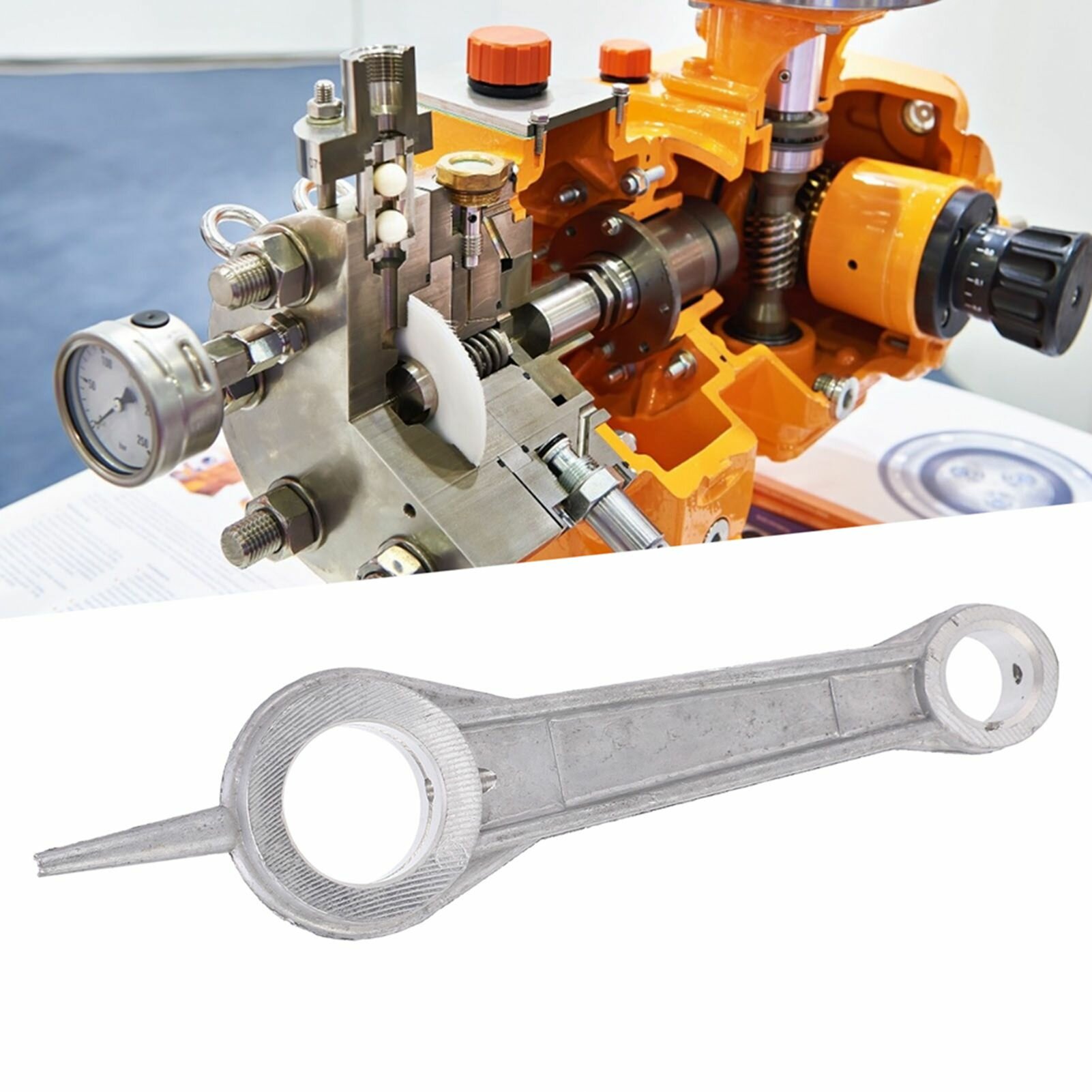 Шатун 12x20x85 мм из литого алюминия с коническим наконечником, аксессуары для воздушного компрессора