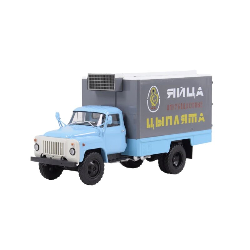 WELLY Детаст 1:43 Газ-53 фургон металлическая модель, 01