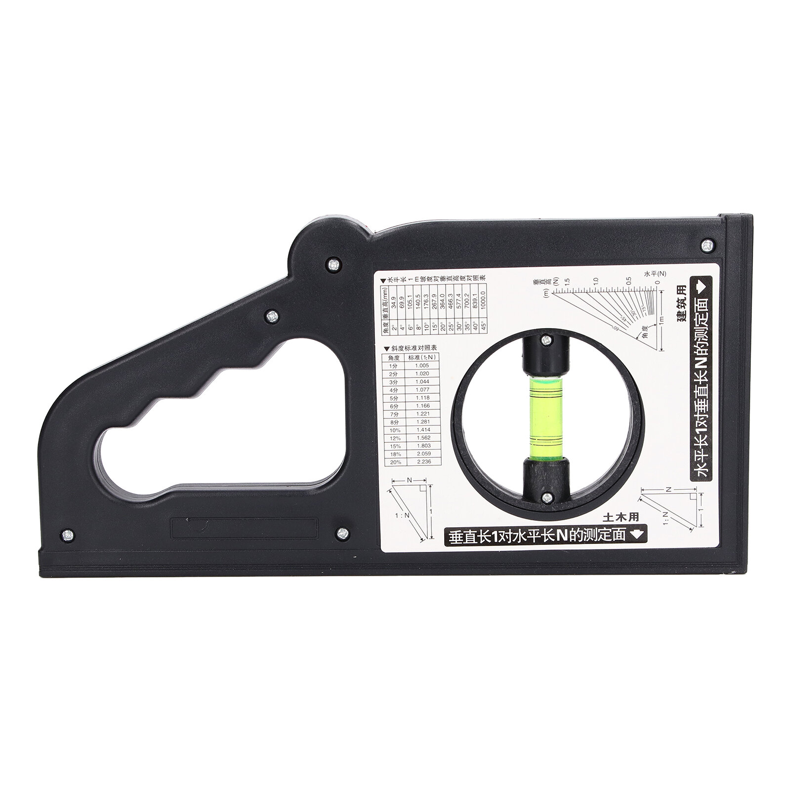 Наклон Измерения прибора многофункциональный прозрачный флуоресцентный флуоресцентный прибор измерительного прибора для измерения.