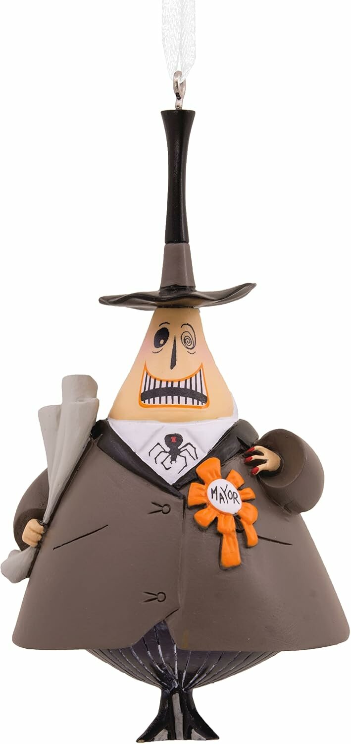 Кошмар перед Рождеством / The Nightmare Before Christmas Новогоднее украшение Hallmark Мэр Хэллоуин-тауна