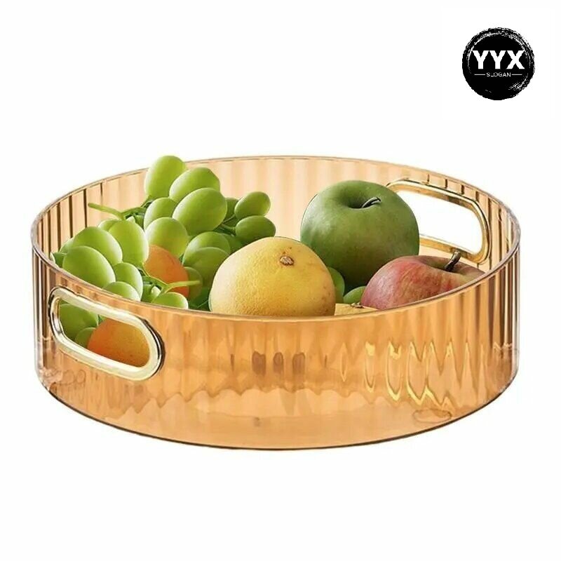 Вращающийся поднос для специй, органайзер для косметики диаметр 28 см