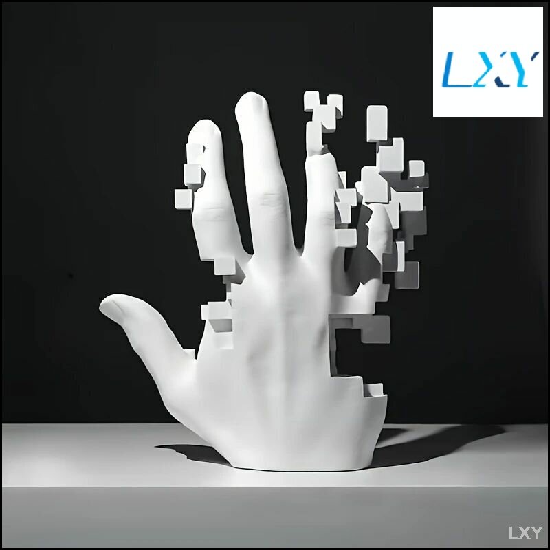 Эксклюзивное абстрактное украшение для рабочего пространства, геометрическая композиция в 1 экземпляре