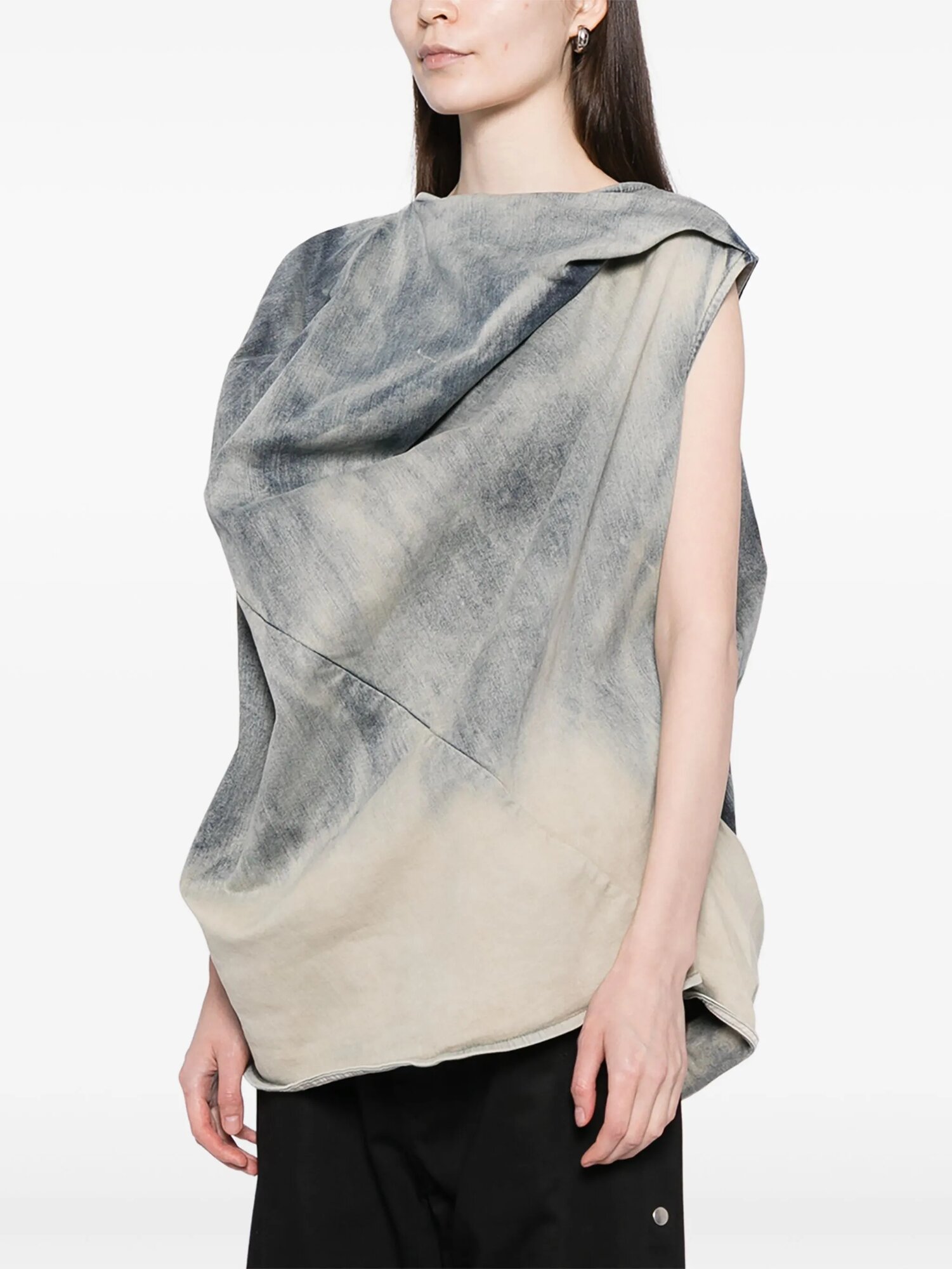 Топ Rick Owens Nouveau, размер 40, blue — фото 1